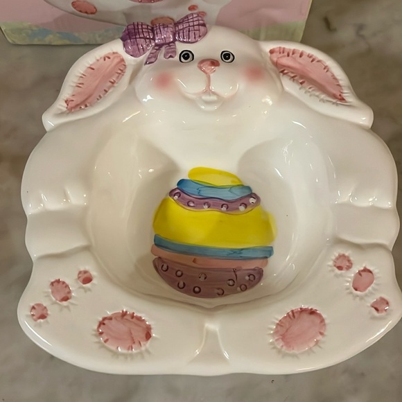 Giftco, Inc. | Holiday | Vintagegiftco Inc Bunny Ceramic Candy Dish ...